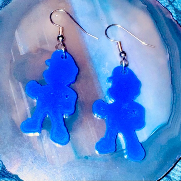 Nintendo | Jewelry | Super Mario Nes Video Game Earrings | Poshmark